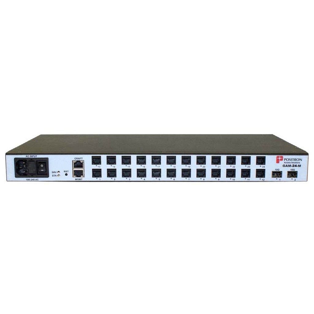Positron GAM-24-M-AU G.hn Access Multiplexer (GAM) with 24 dual-pair ...